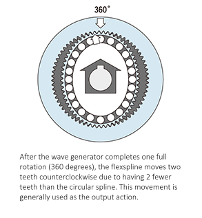 Compact Harmonic Speed Reducer Strain Wave Gear Model 25 Customized